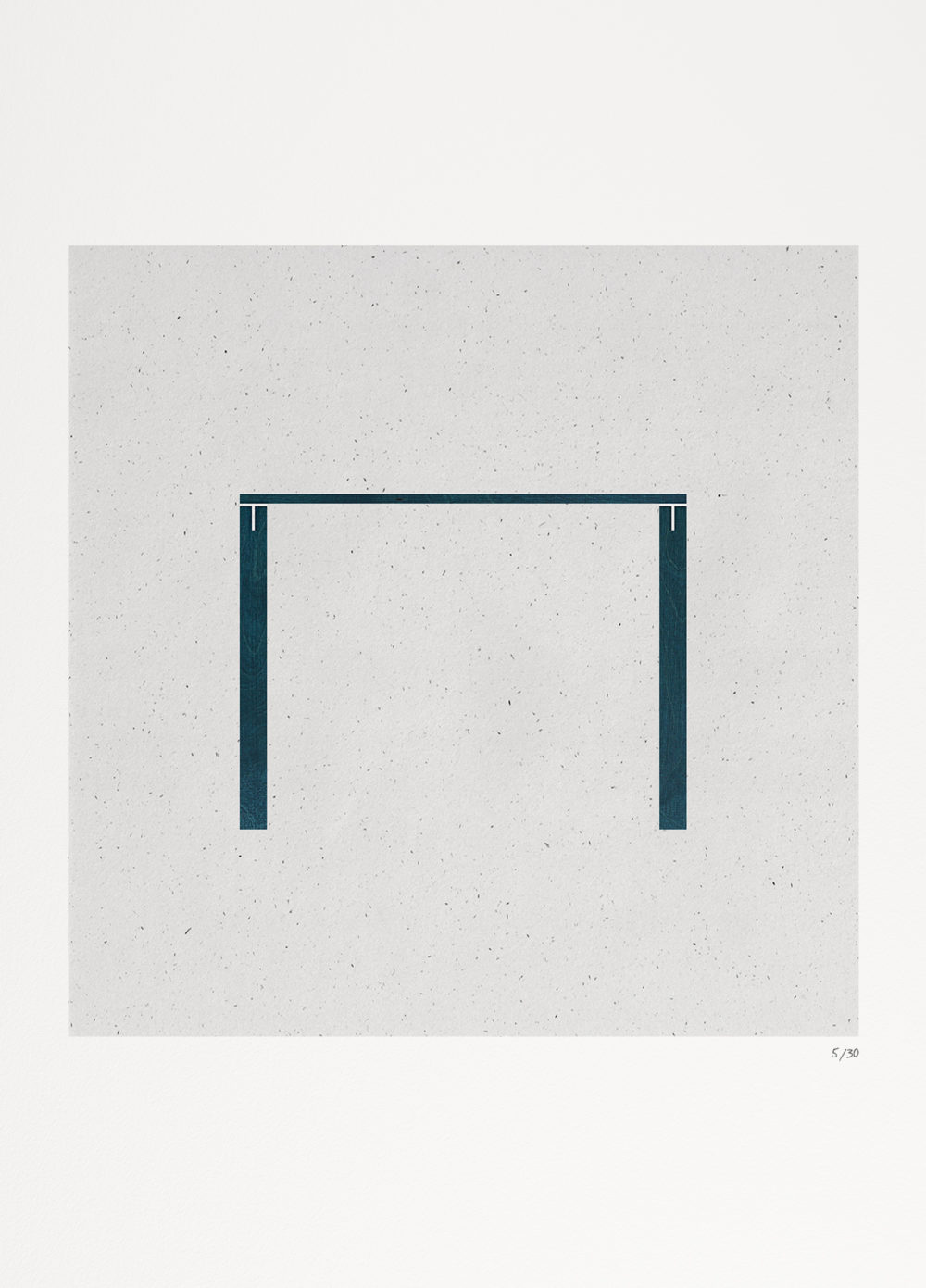 Art print Tal Table by architect Léonard Kadid