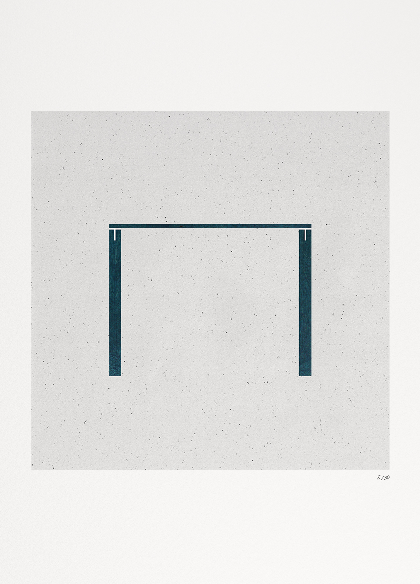 Art print Tal Table by architect Léonard Kadid