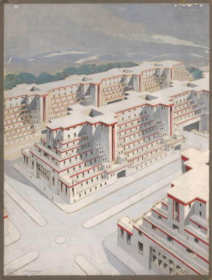 Immeubles +á gradins_Cit+¬ de l'architecture - DESPLANS